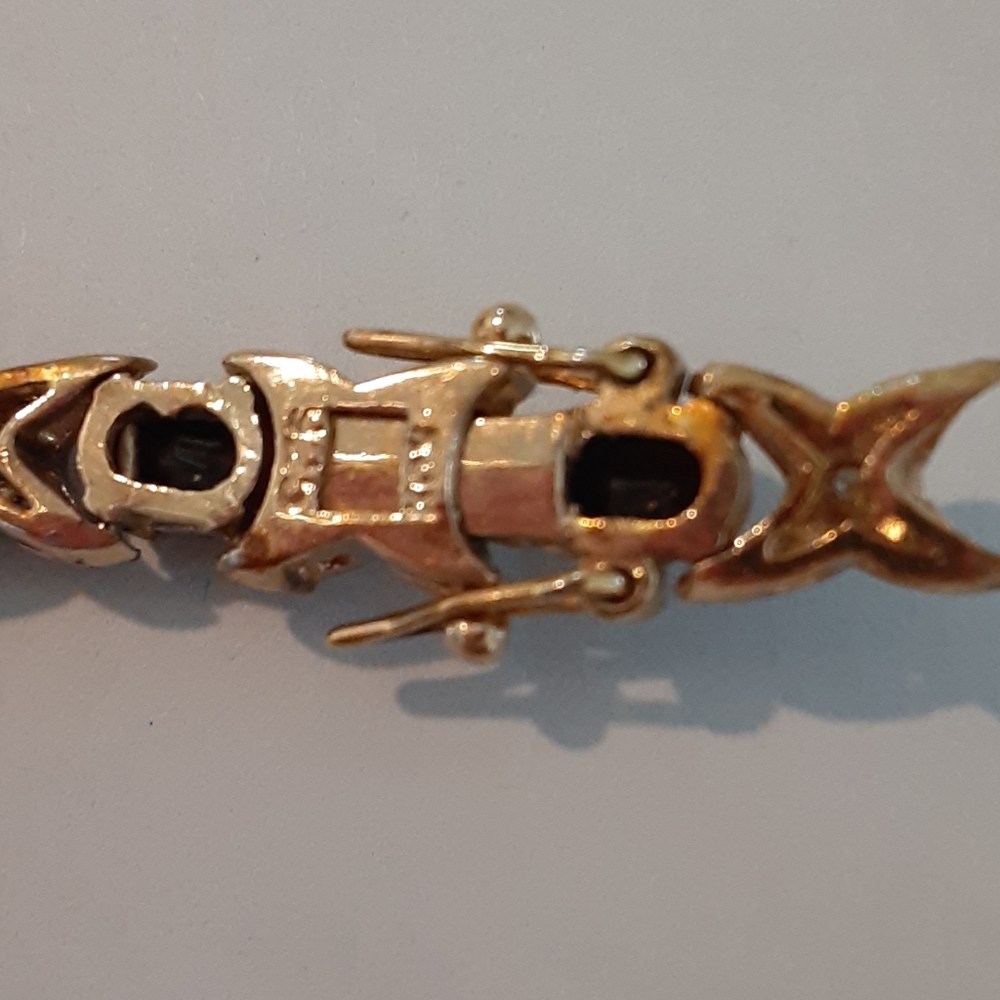 Sapphire Diamond 925 Xox Bracelet - Gem